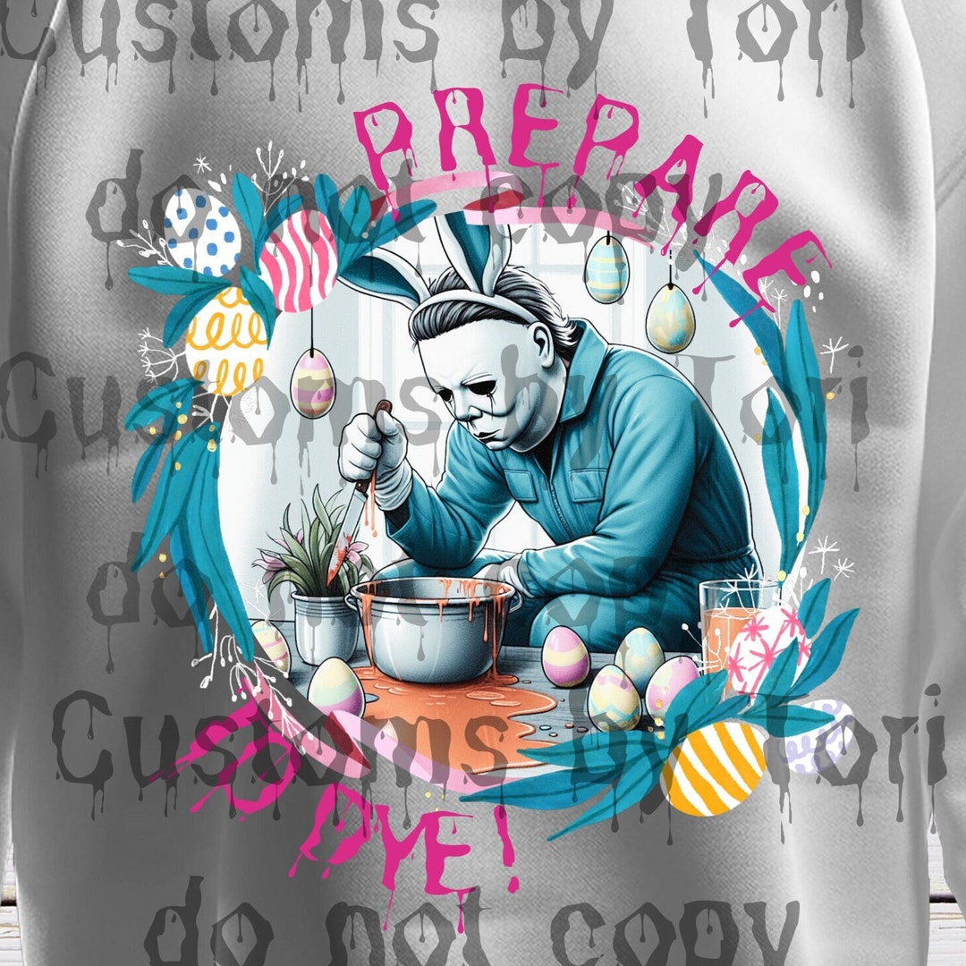 Michael Myers Easter T Shirt Design - Etsy