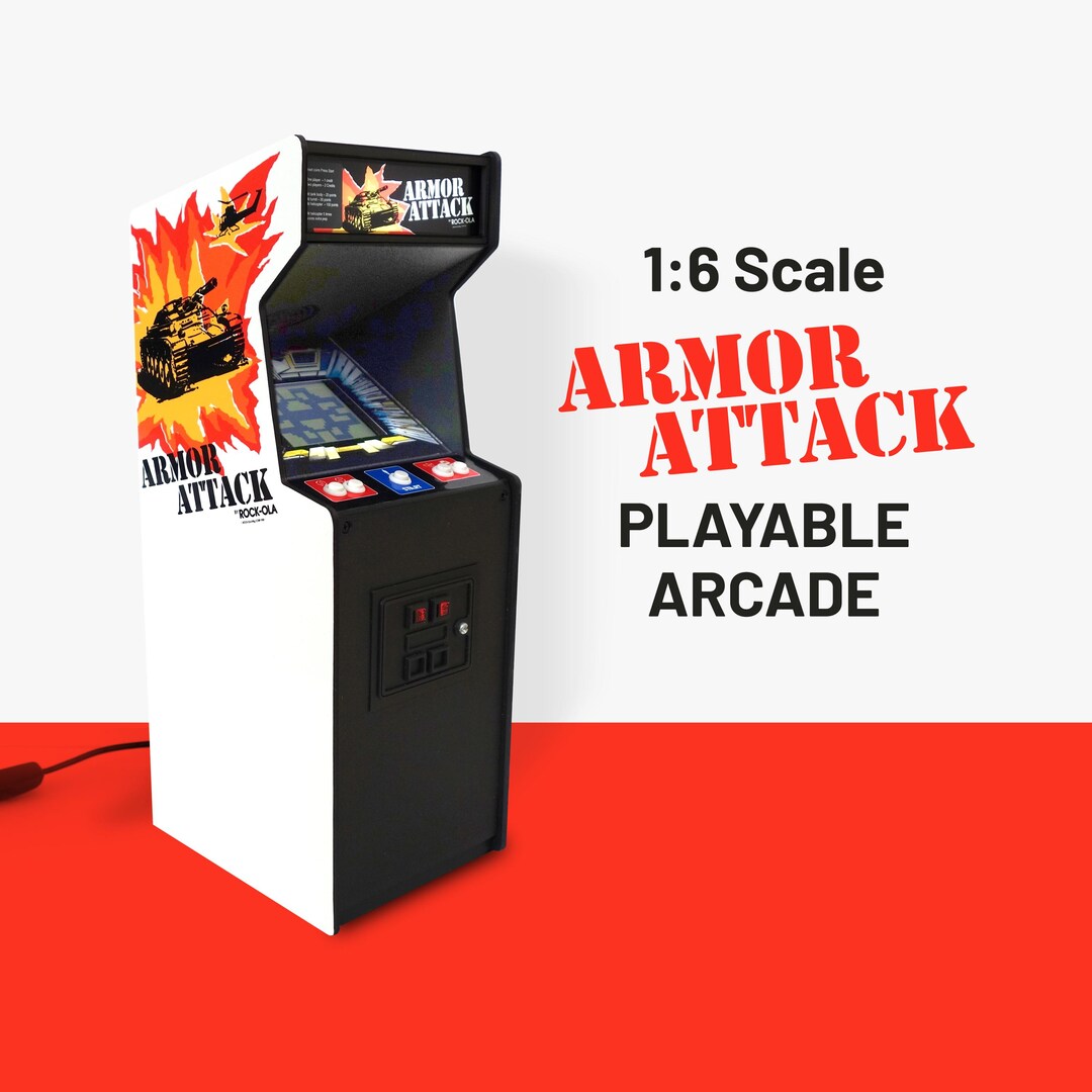 1:6 Scale Armor Attack Arcade Playable Model. Scaled to Replicade 1/6 Arcades - Etsy