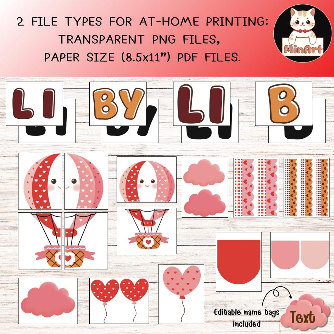 Valentines Day Bulletin Board Kit, Valentines Day Door Decorations Love ...