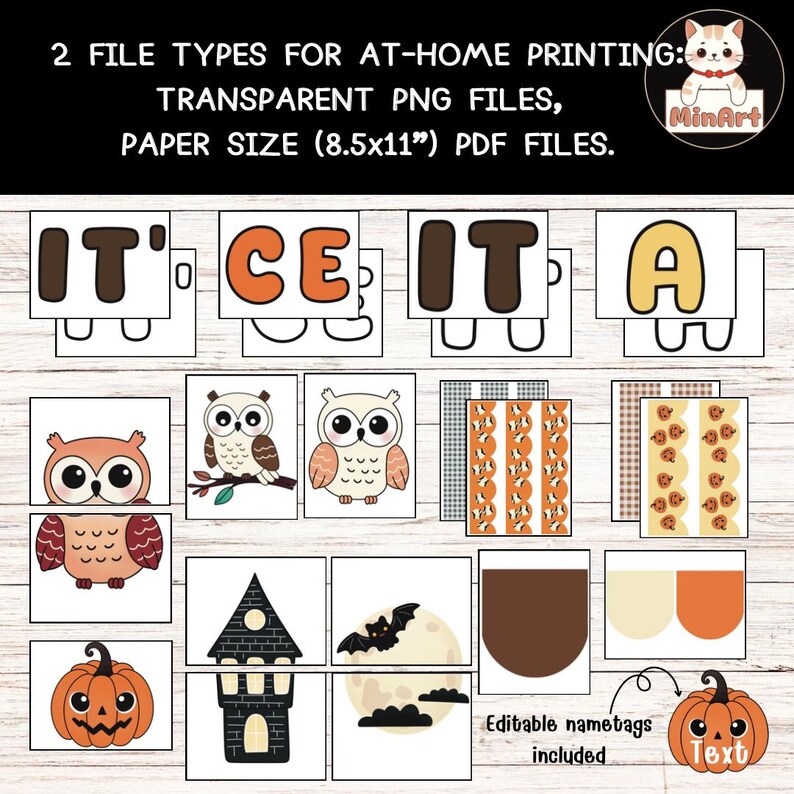 Halloween Bulletin Board Kit, Owls Halloween - Fall Classroom ...