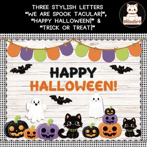 Halloween Bulletin Board Kit We Are Spooktacular halloween Door ...
