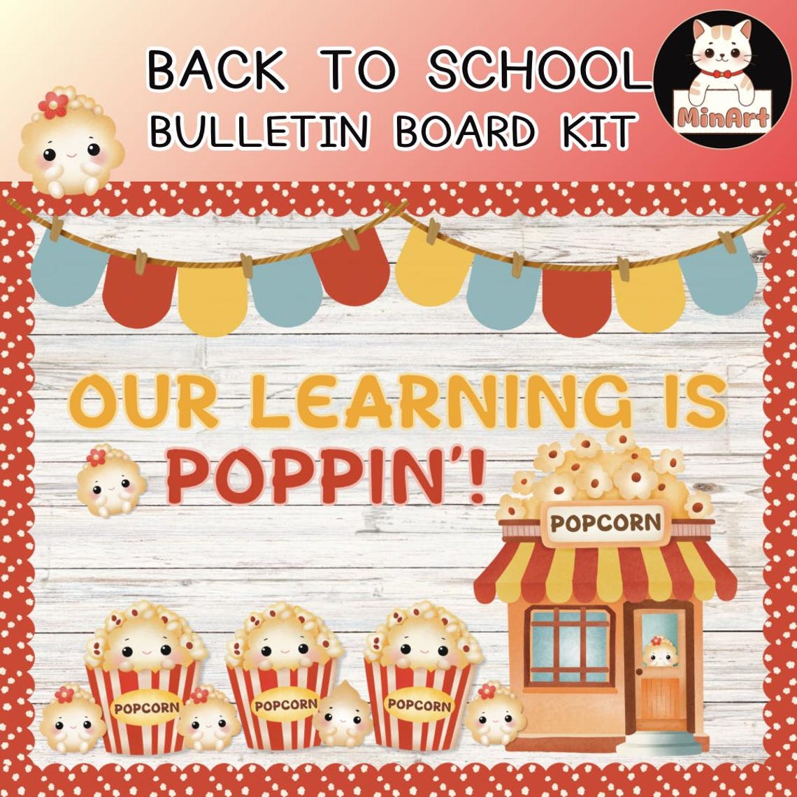 Back to School Bulletin Board Kit - Welcome to Our Space Bulletin Board ...