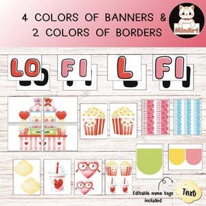 Valentine’s Day Bulletin Board Kit, Valentine’s Day Door Decorations ...