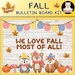 Fall Animals - Fall Bulletin Board Kit, September & October Autumn Door ...