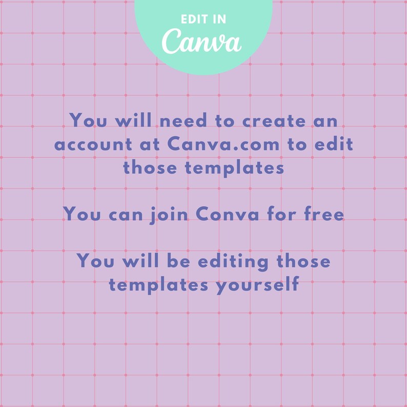Small Business Logo: Purple Pastel Colors - Customizable Canva Template ...