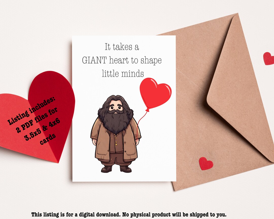 Wizard Valentine's Day Cards, Teacher Card, Teacher Valentines, Magical ...