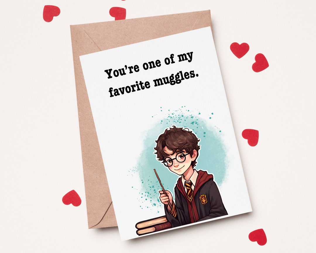 Wizard Valentine's Day Cards, Teacher Card, Teacher Valentines, Magical ...