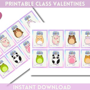 Squishmallow Valentine's Cards - Etsy