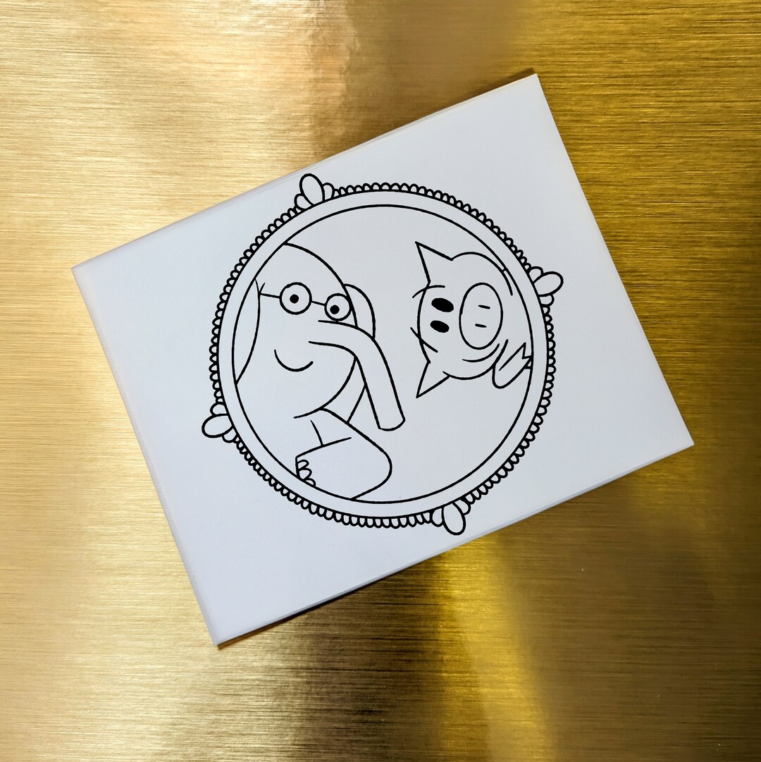 Elephant and Piggie - Frame - Piggie and Gerald - SVG File - Etsy