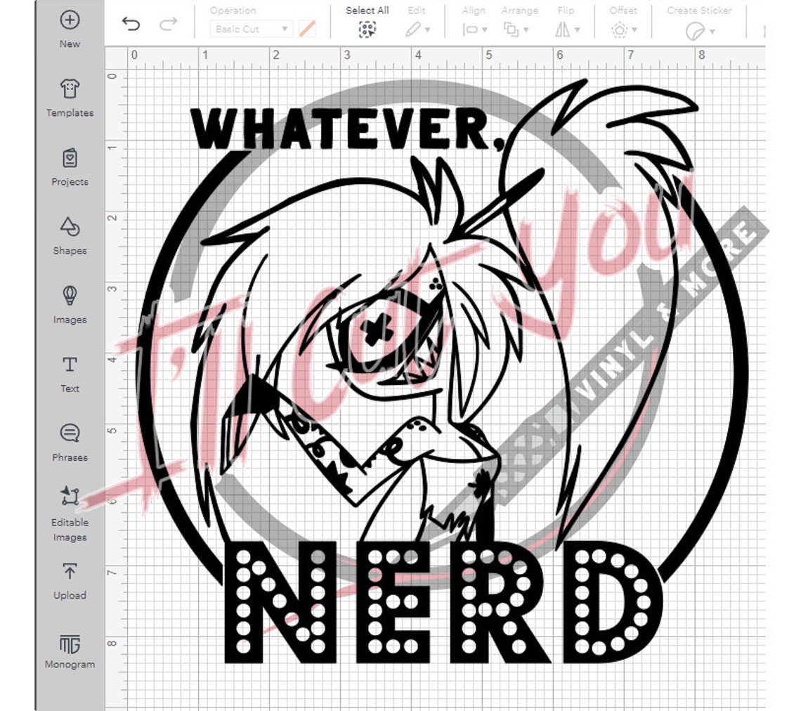 Cherri Bomb Hazbin Hotel Whatever, Nerd SVG File - Etsy