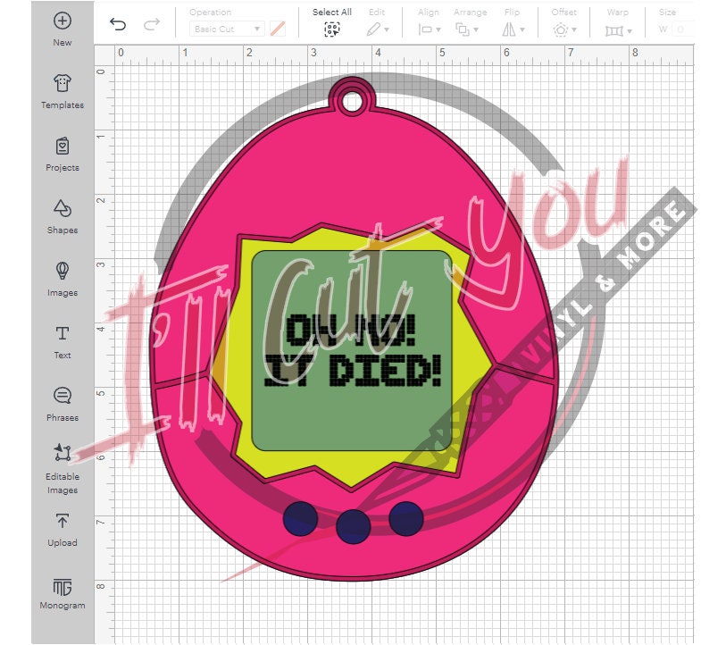 Oh No, It Died Tamagotchi 90's Toys Vintage SVG File - Etsy