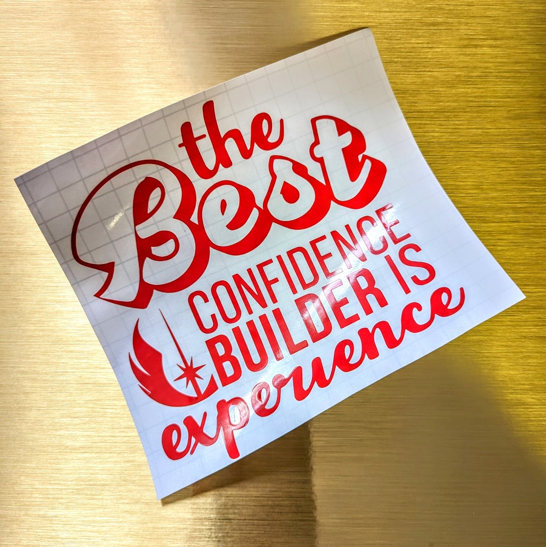 The Best Confidence Builder SVG File - Etsy