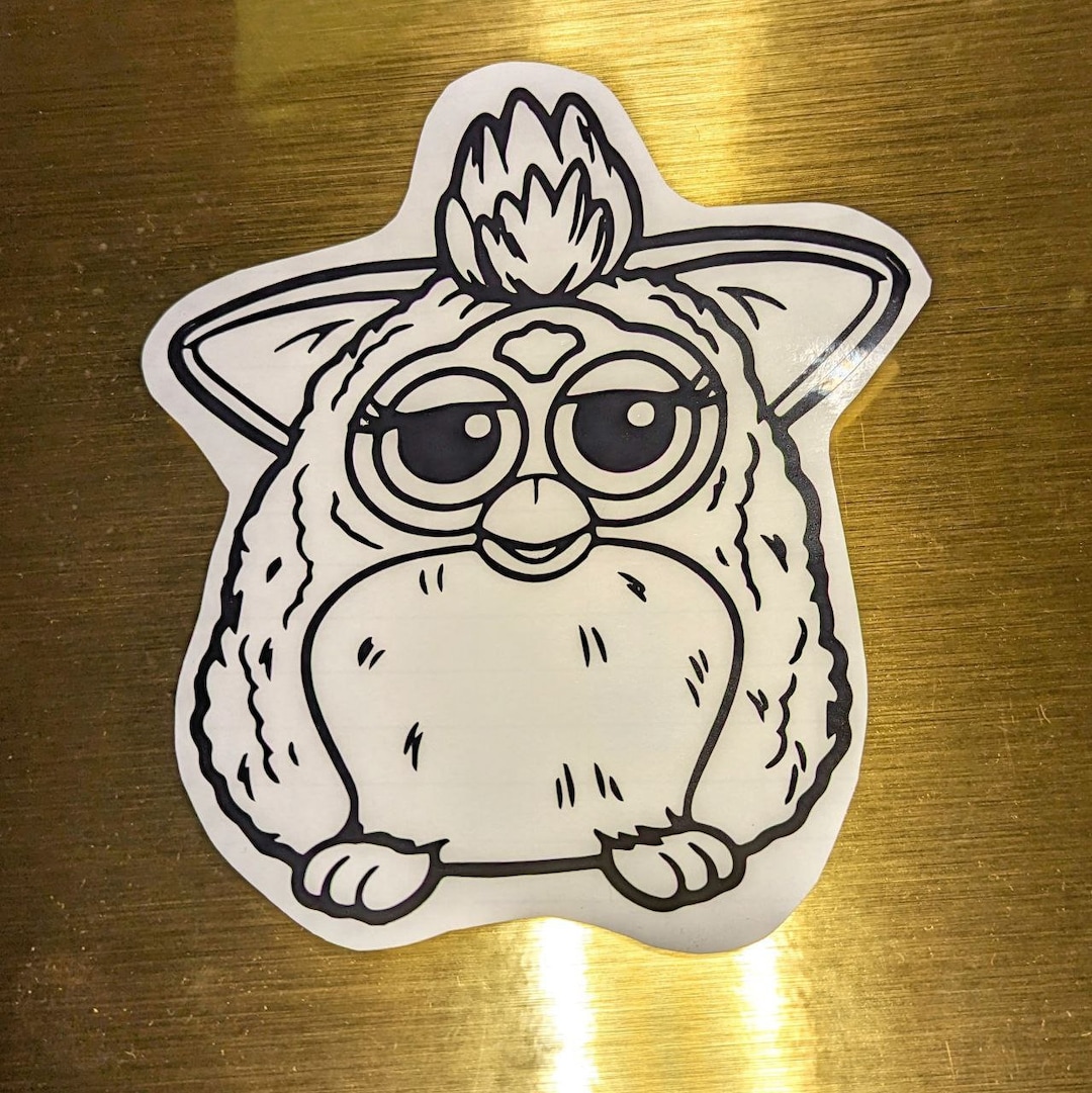 Furby - Animatronic Friend - Creepy - SVG File - Etsy Canada