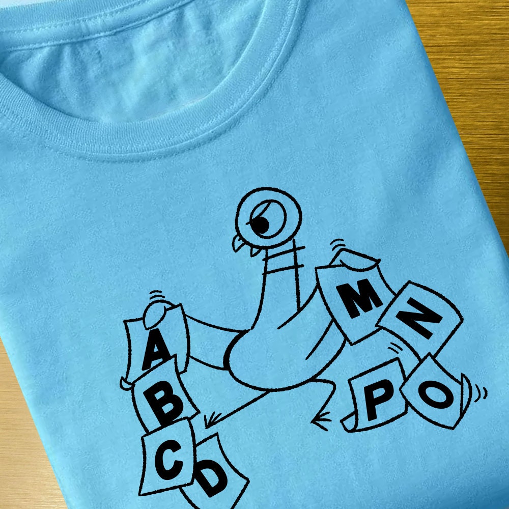 Pigeon Abcs the Pigeon Has to Go to School SVG File - Etsy