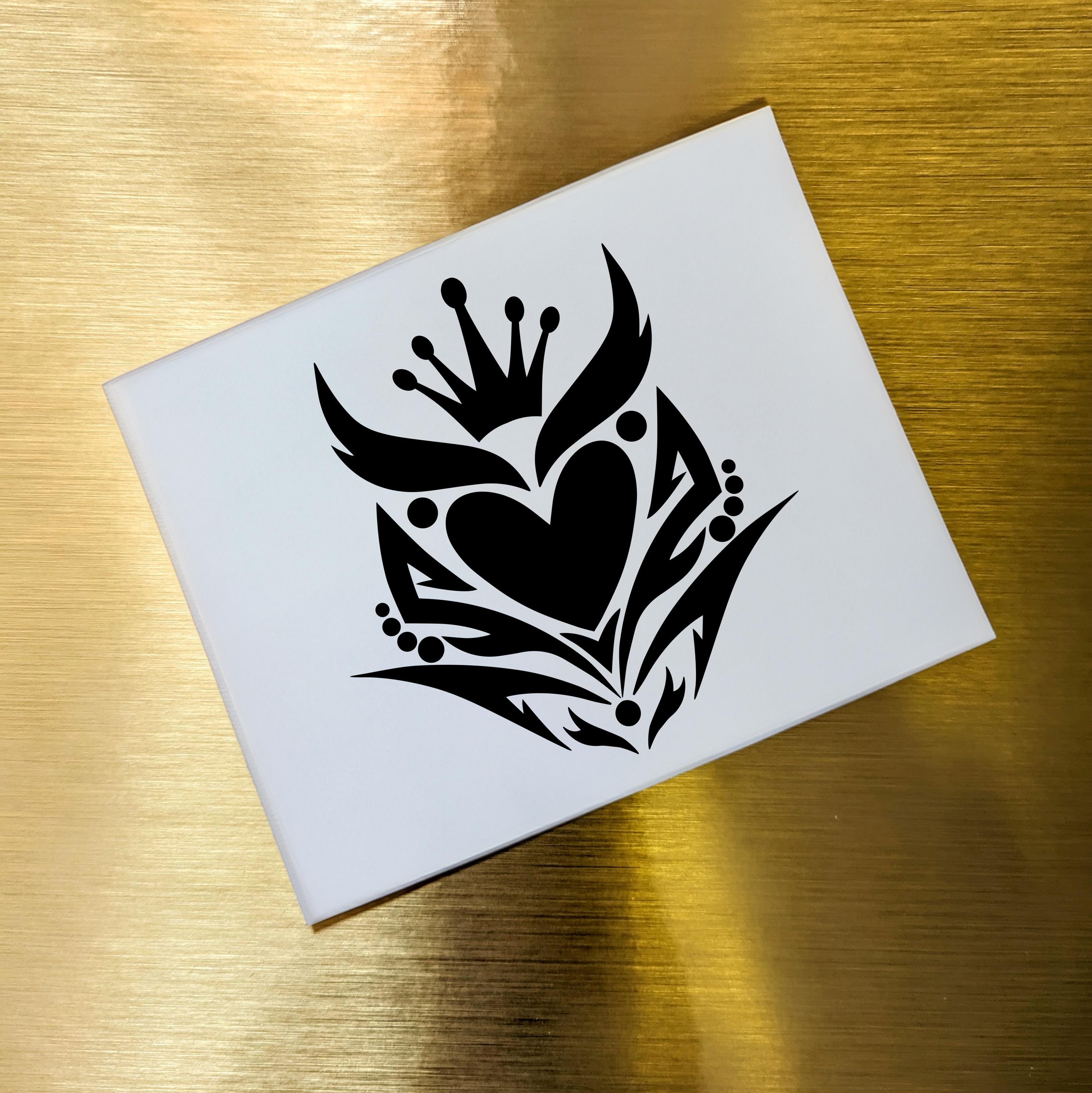 Helluva Boss Stolas Heart Symbol Logo Svg File Etsy