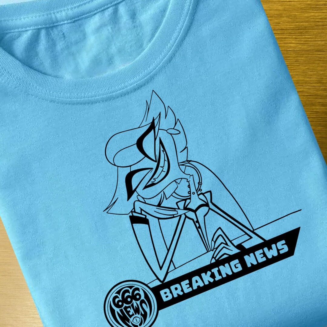 Breaking News - Katie Killjoy - Hazbin Hotel - 666 News - SVG File - Etsy