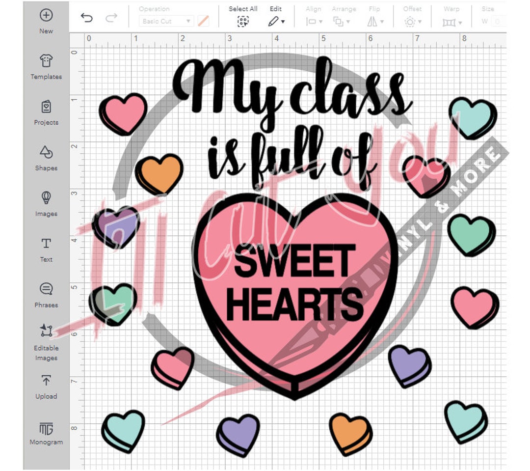 Class Full of Sweethearts - Teacher - SVG File - Etsy