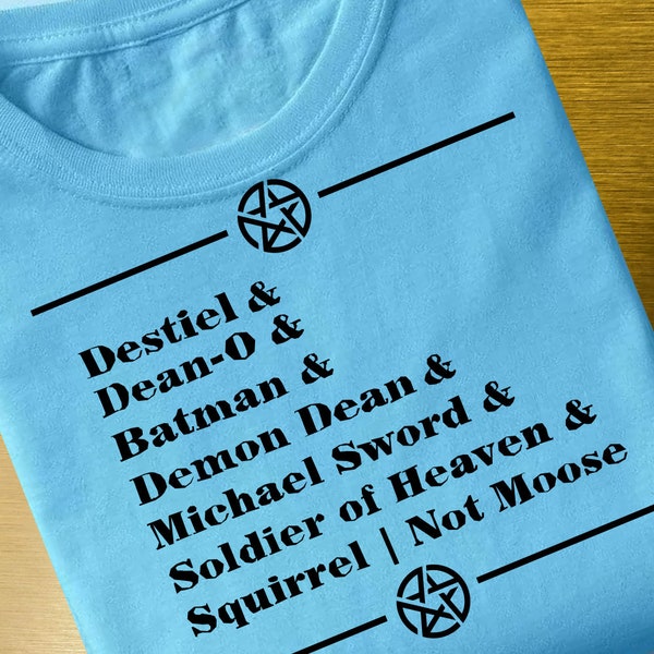 Supernatural T Shirt - Etsy