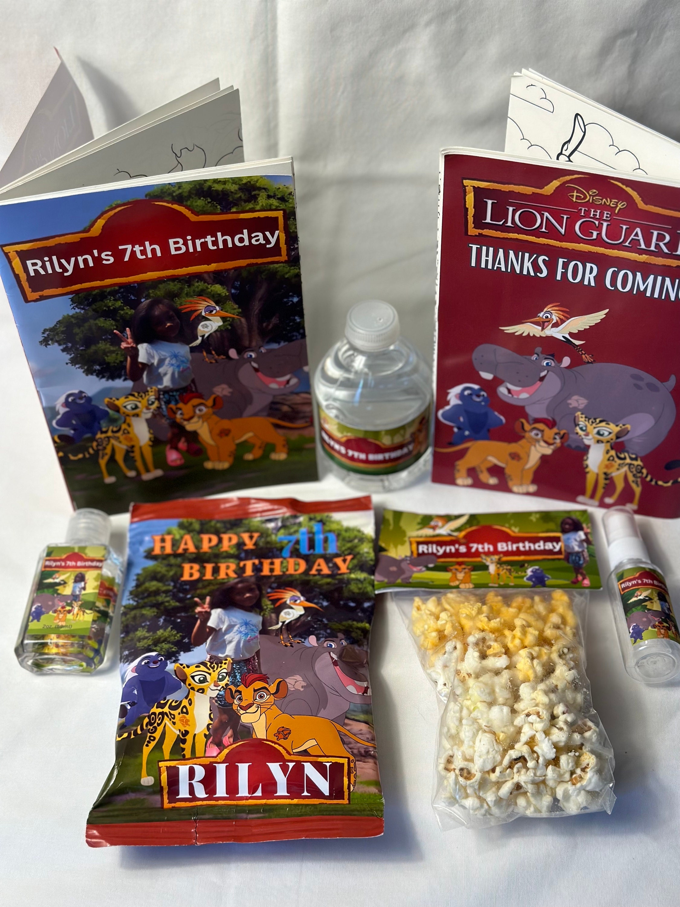 Custom Party Favor Bundle, Custom Coloring Book, Custom Juice, Custom ...