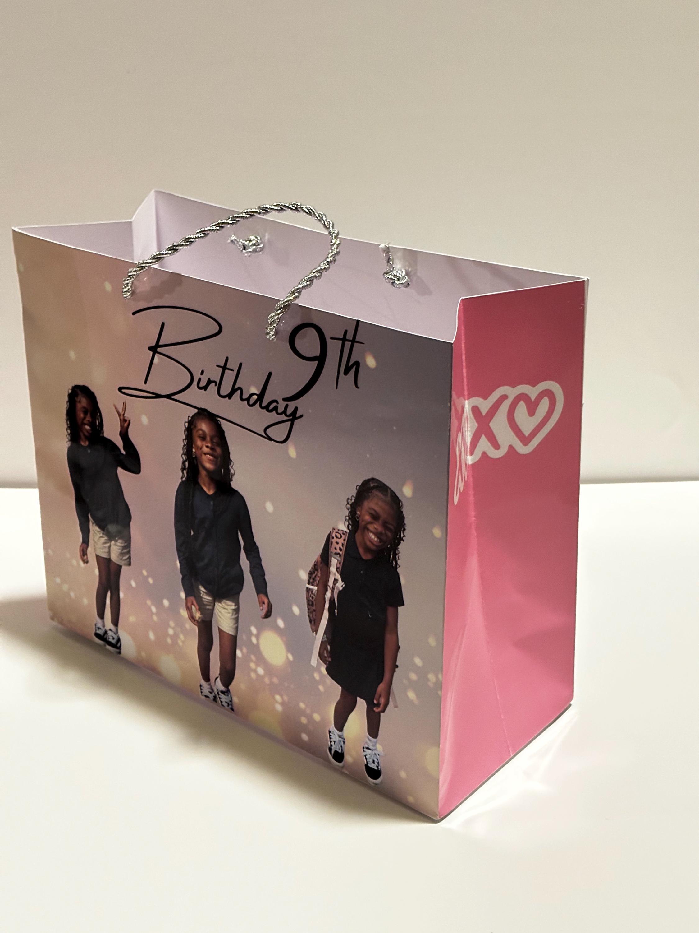 Personalized GIFT BAGS, Gift Bags, Custom Gift Bags, Photo Gift Bags - Etsy