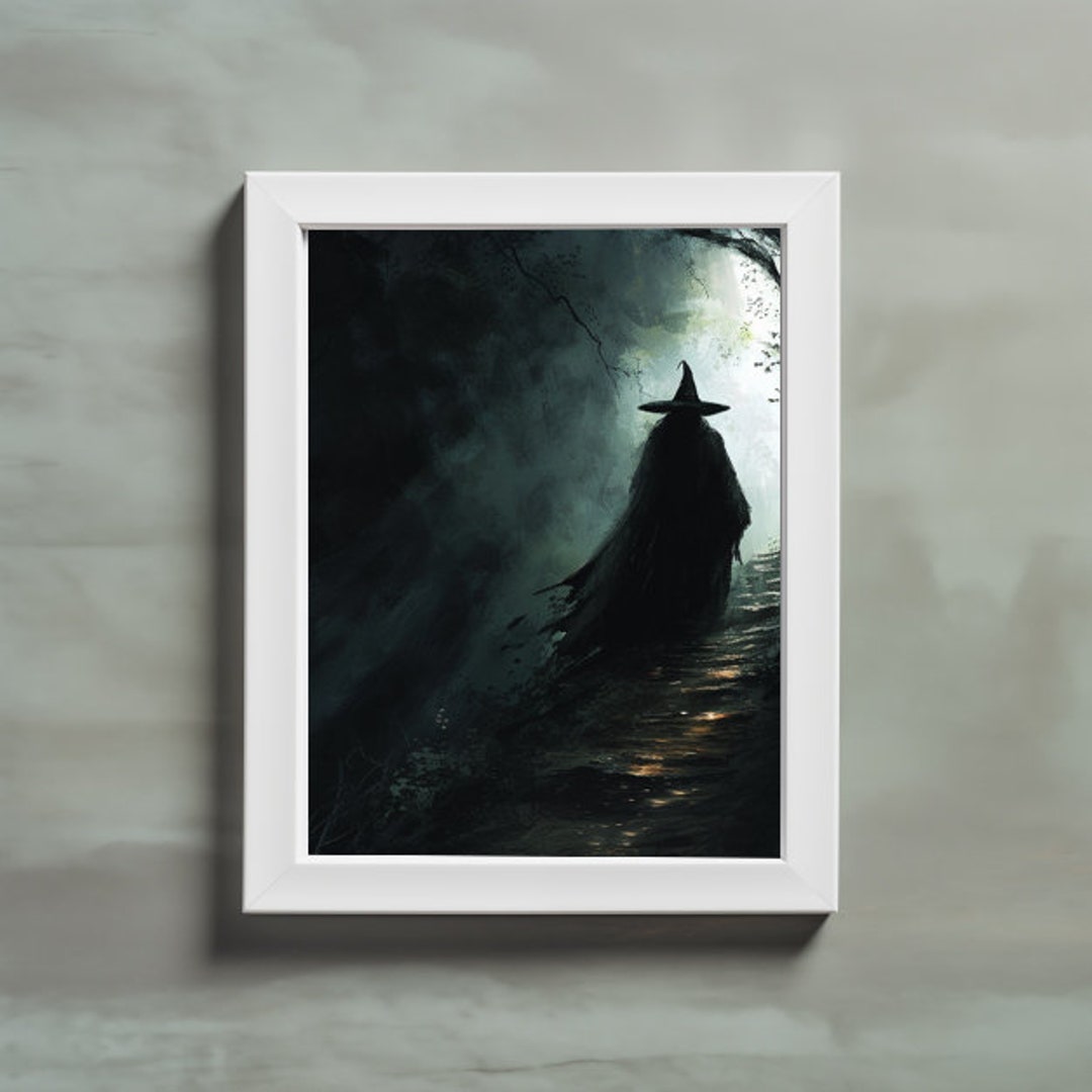 Wizard Walking Into the Light | Digital Wall Art | Digital Image - Etsy