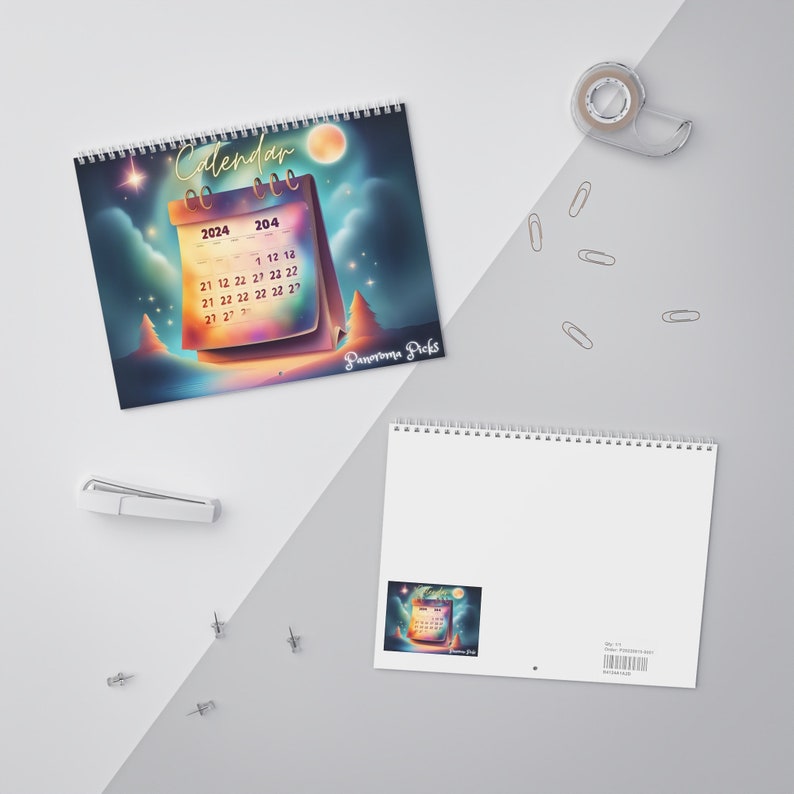 Calendar 2024 Wall Calendar Beautifully Illustrated Calendar Calendars ...