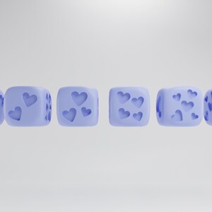 Heart Dice, 3d-printable, Ready-to-print STL File - Instant Digital ...