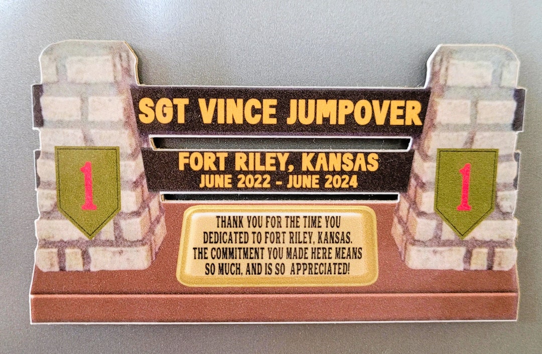 Fort Riley Personalized Horse Jump "plaque" Magnet - Etsy