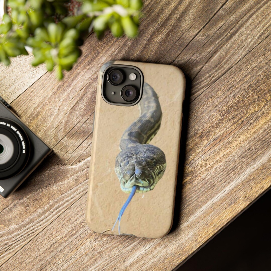 Python Snake Phone Case, Realistic Snake Phone Cover, Tough Phone Cover ...