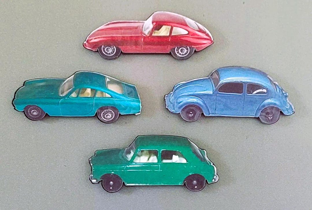 Matchbox Car Magnet Set - Etsy