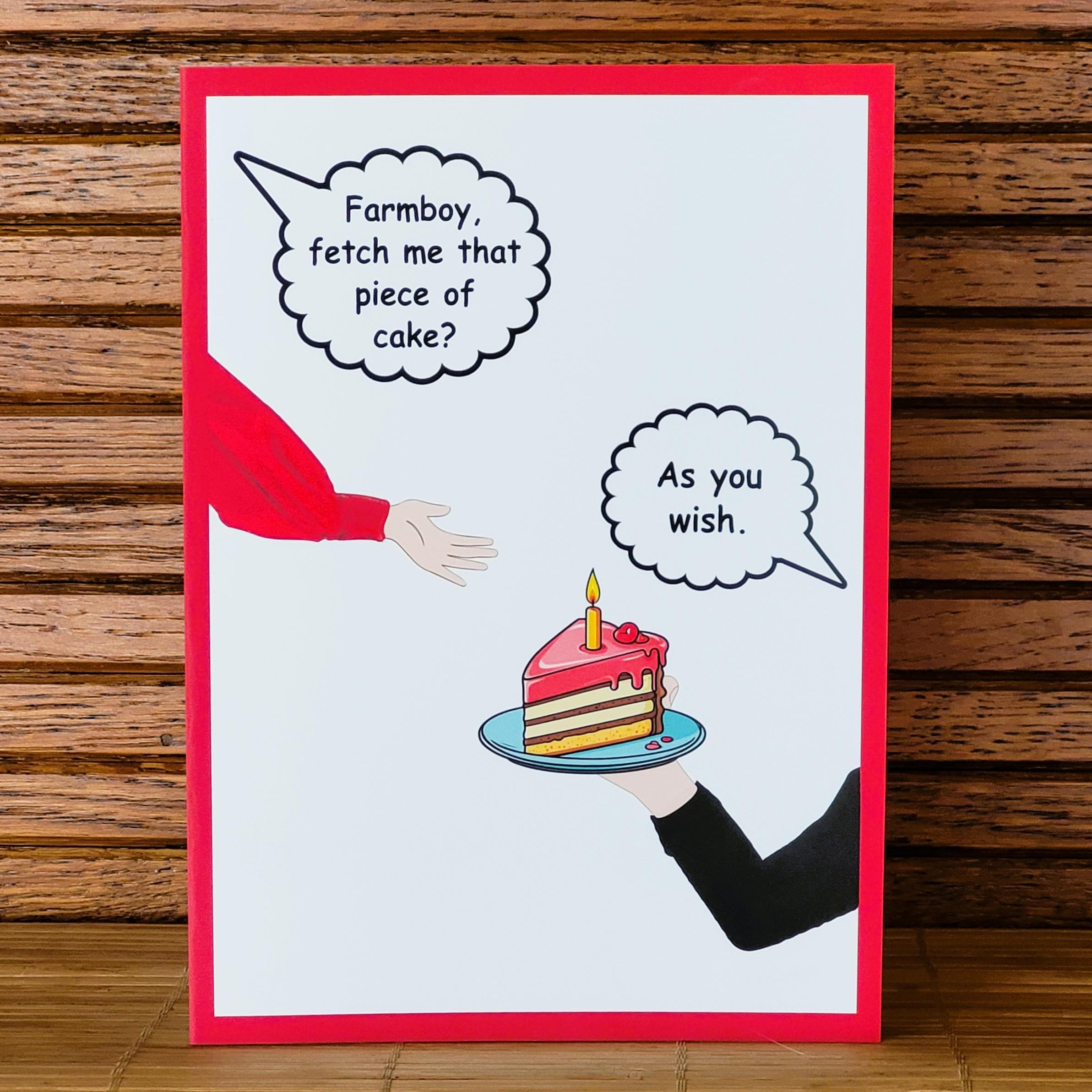 Princess Bride Birthday Card: as You Wish, Printable 8.5x11 Letter Size ...