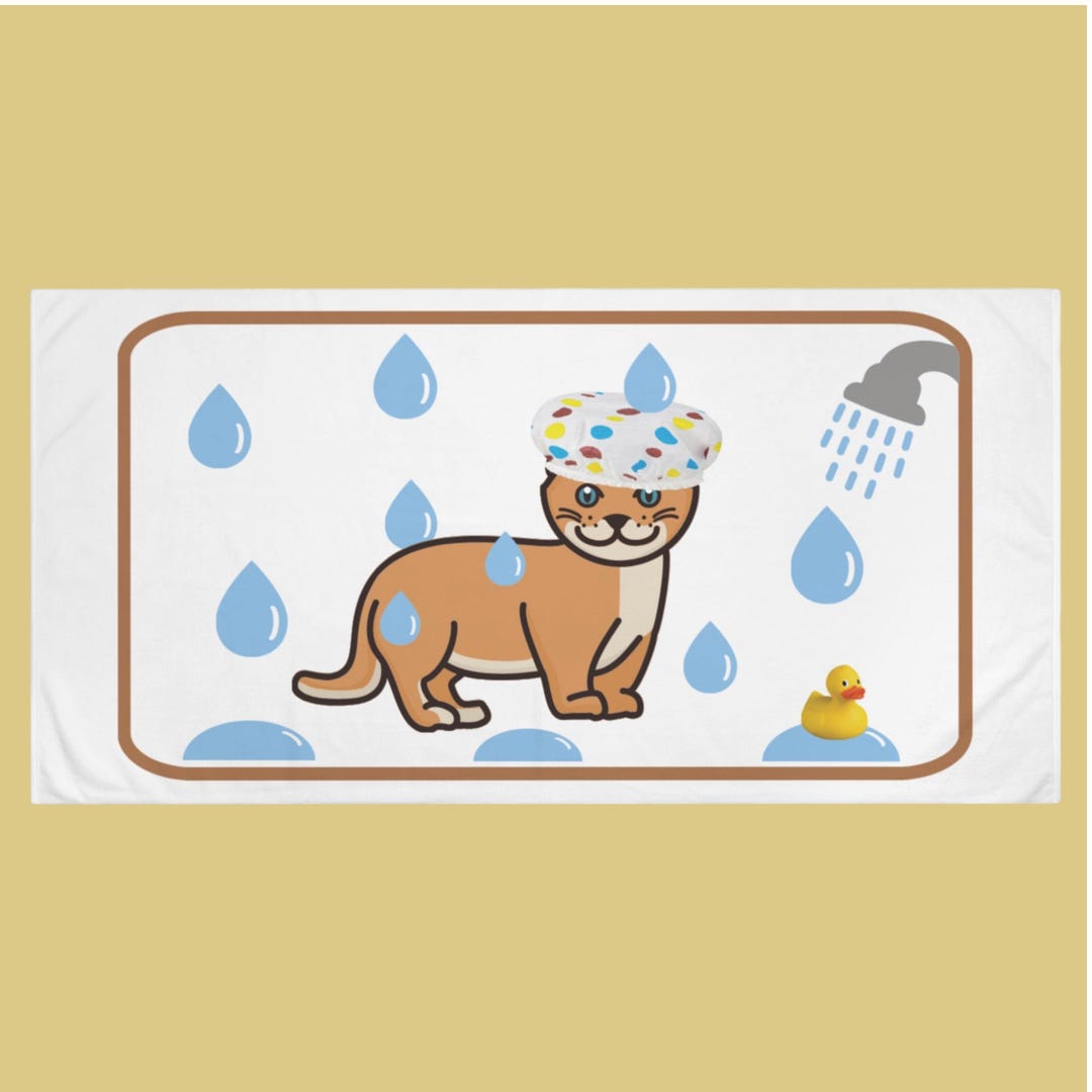 Cat Bath Towel, Bath Towel for Cat Lovers, Bathing Towel for Pets, Pet ...