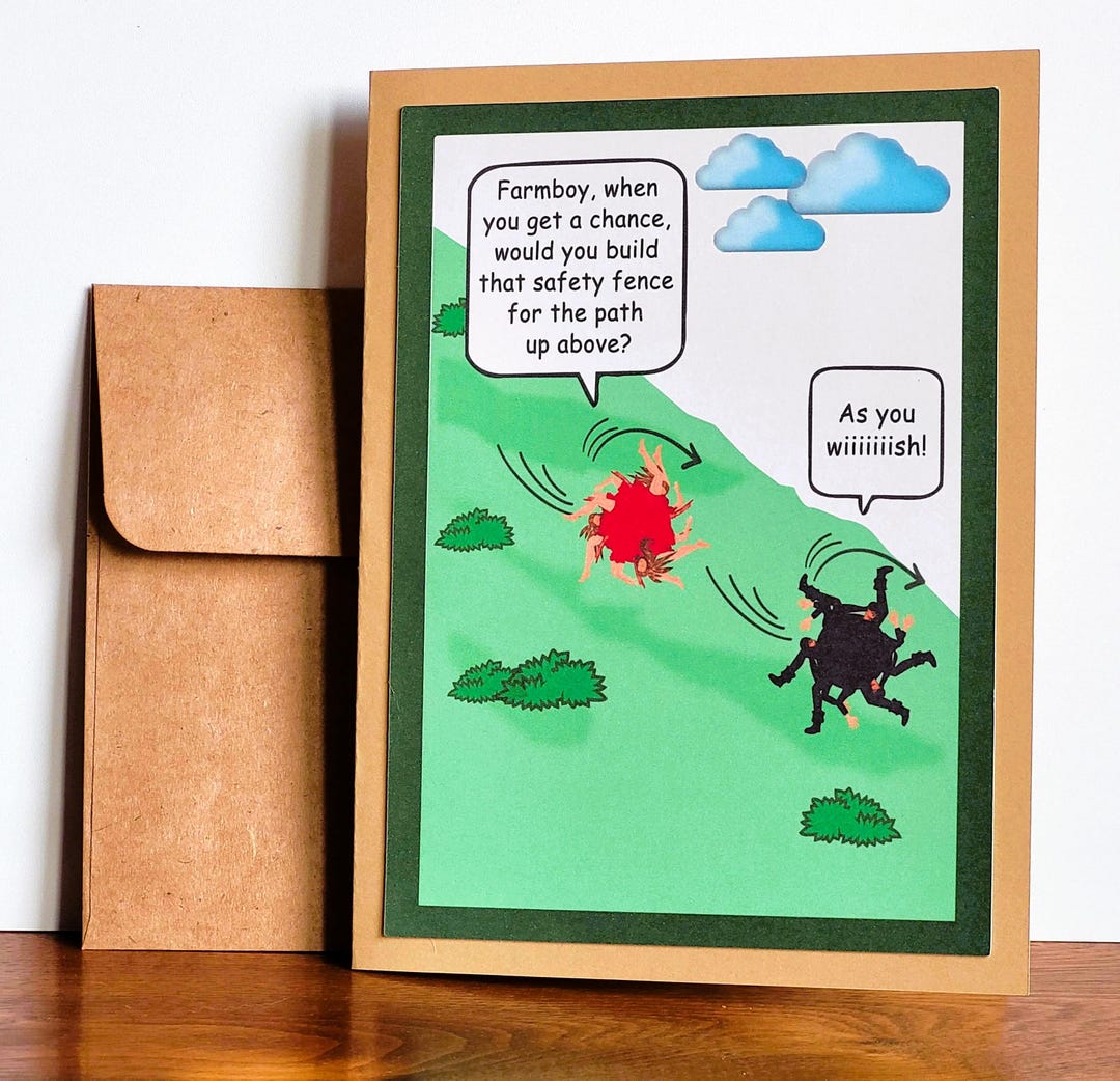 Princess Bride Card, as You Wish Card, Buttercup and Westley Rolling ...