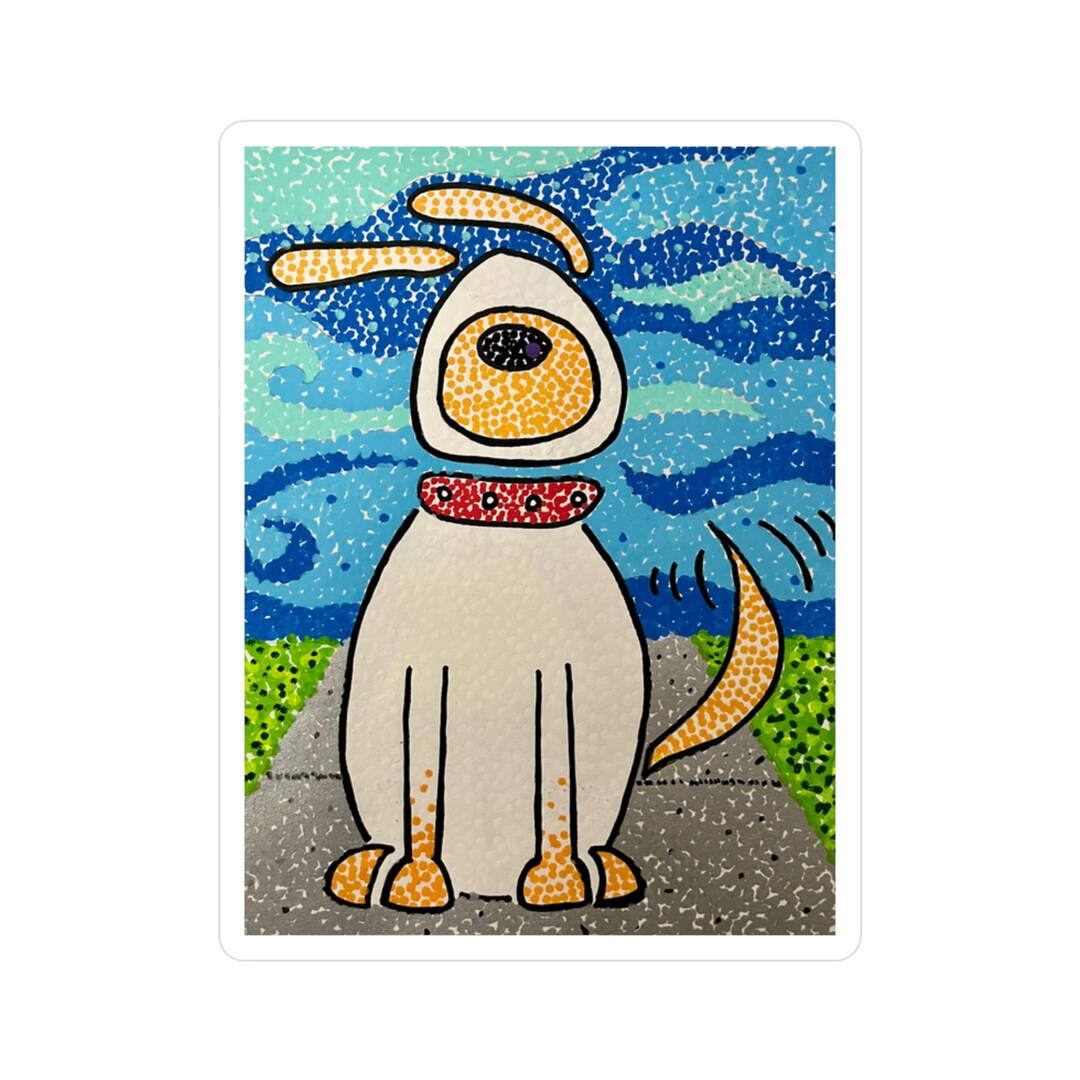 Windy Dog Vinyl Decals - Etsy