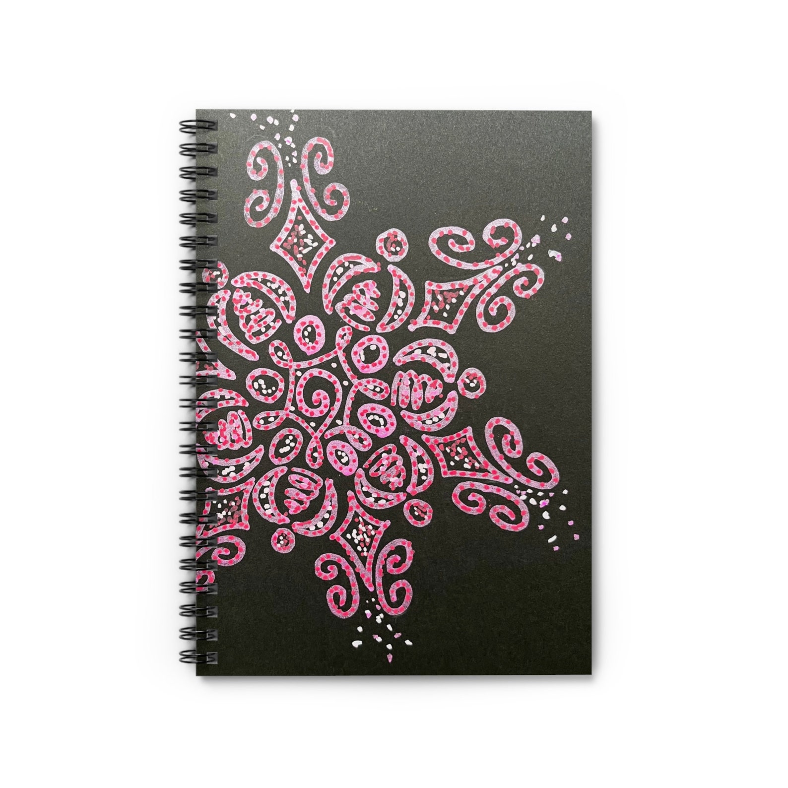 Pink Doodle Spiral Notebook - Ruled Line - Etsy