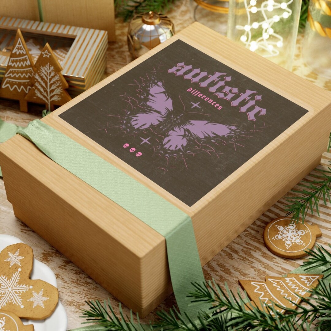 Autistic Differences Goth Punk Rock Butterfly Sticker, Adult Autism ...