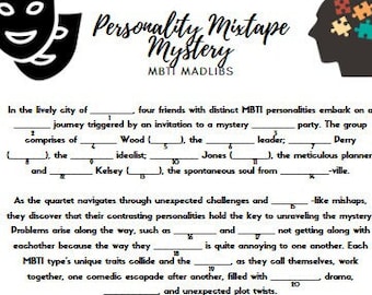 Corporate Team Building Mad Libs Activity | Printable Team Building ...