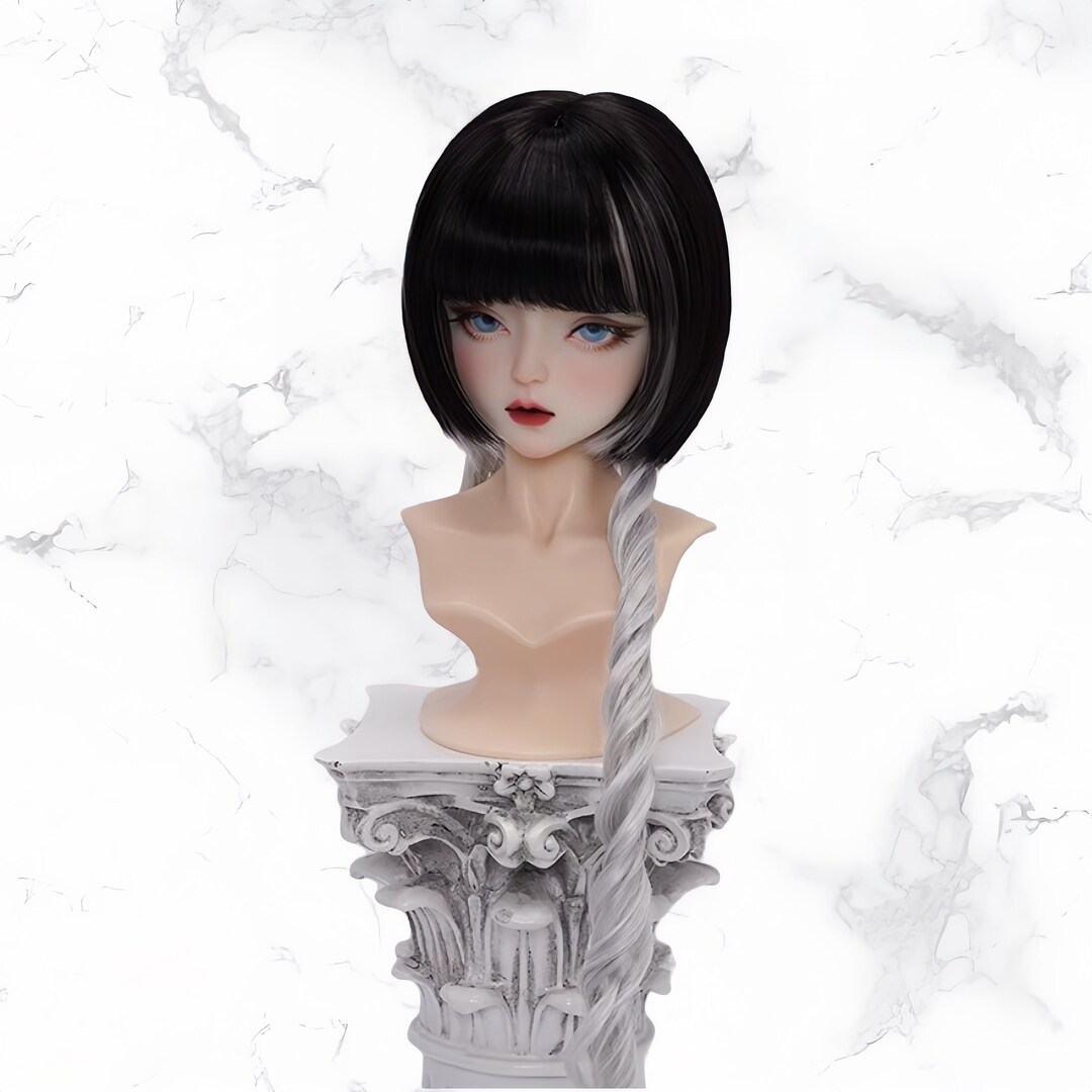 BJD Girl Wigs, 1/3 1/4 BJD Doll Wigs, Milk Silk Hair Hairpieces Wigs ...