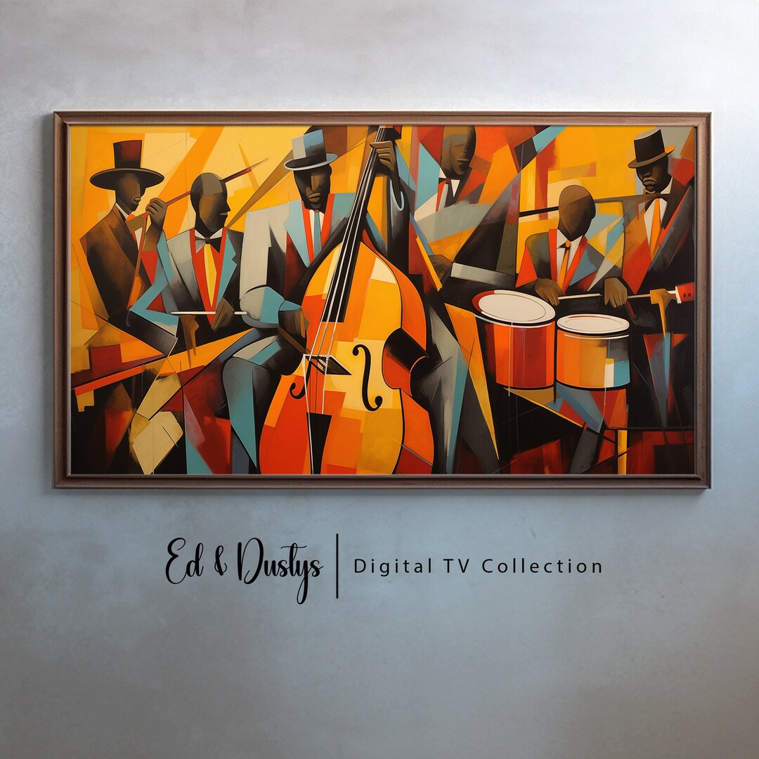 Samsung Frame TV Abstract Art | Modern Art | Jazz Band | Colorful ...