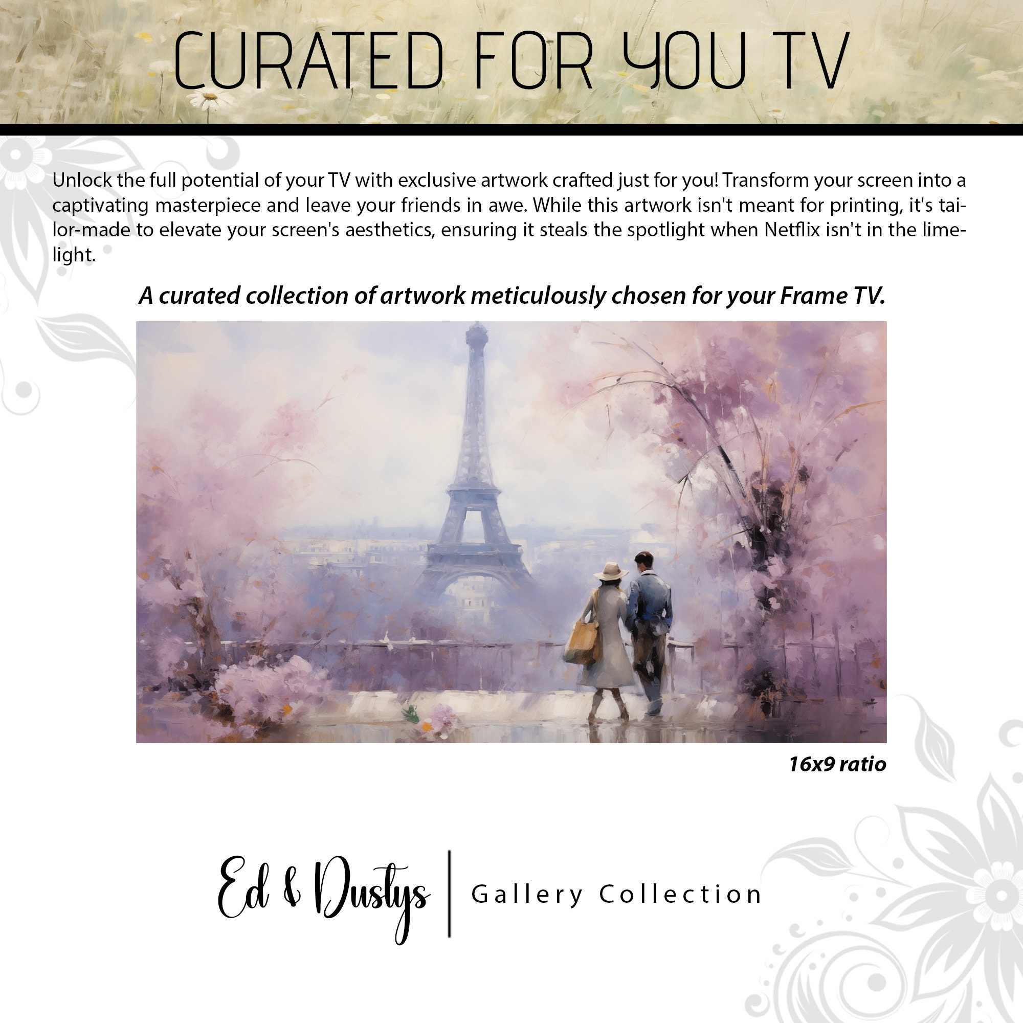 Samsung Frame TV Abstract Art, New York Tv Art, Boho Painting, Mid ...