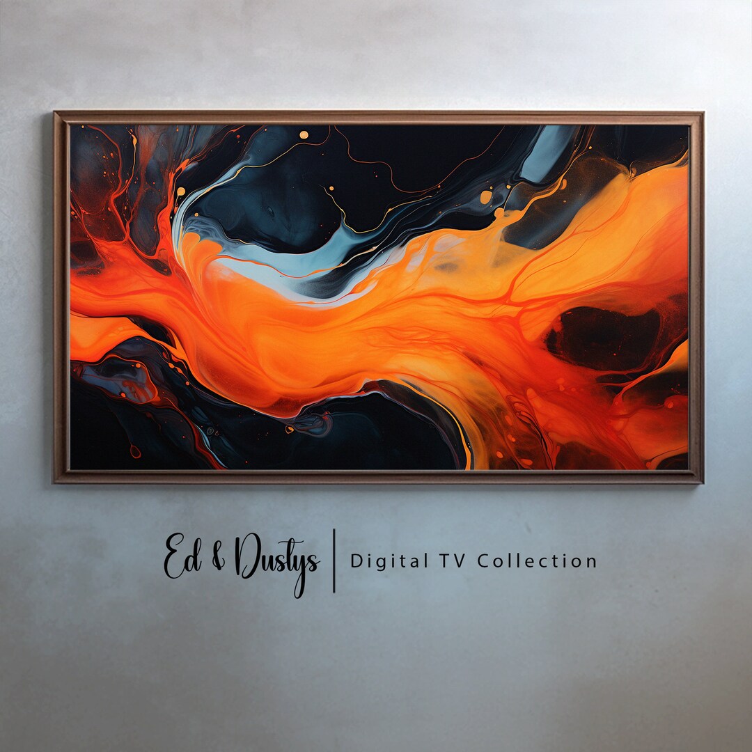 Samsung Frame TV Abstract Art | Modern Art | Vivid Colors | Boho ...