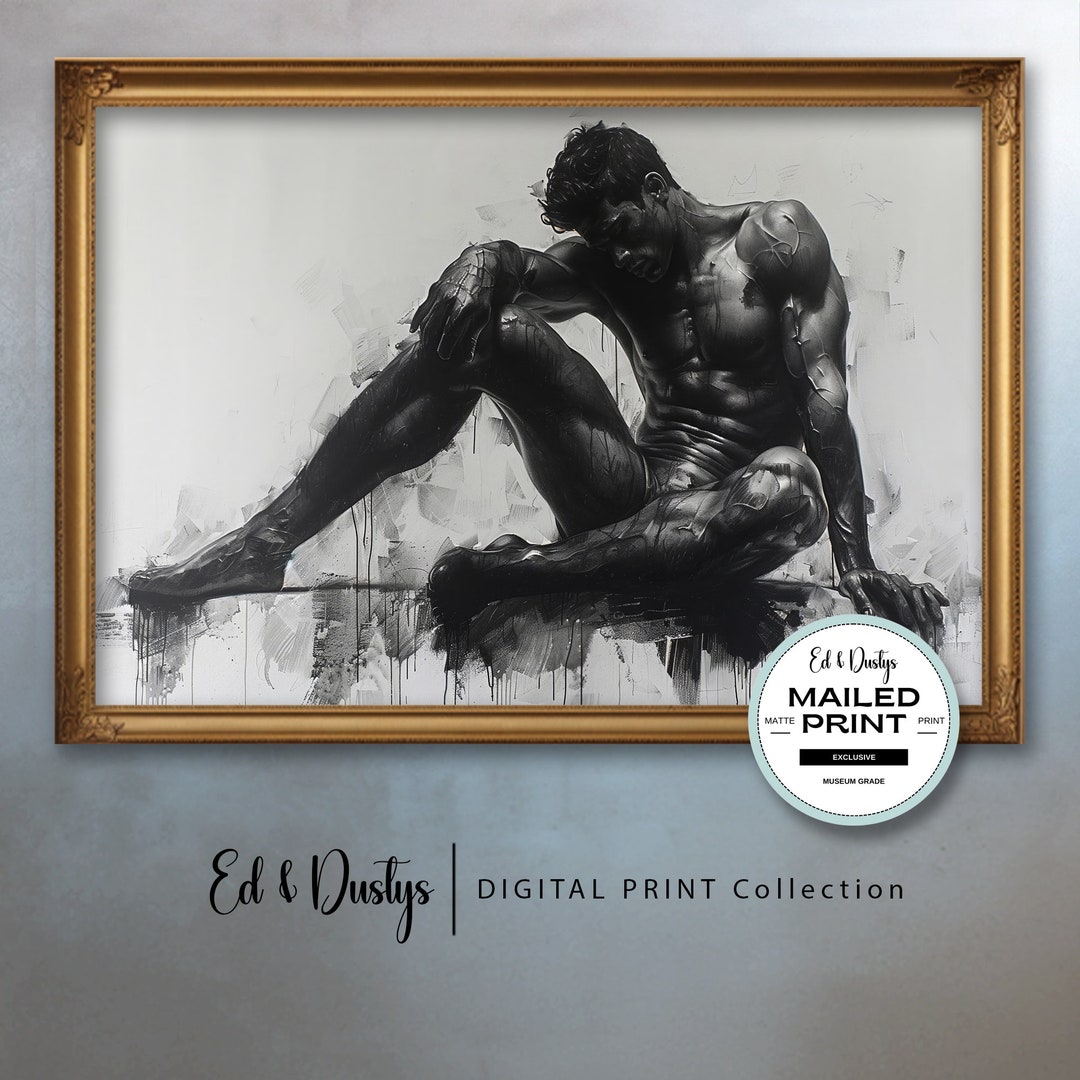 Abstract LGBTQ Art, Modern, Lgbtq Portrait Sketch, Neutral Pride ...