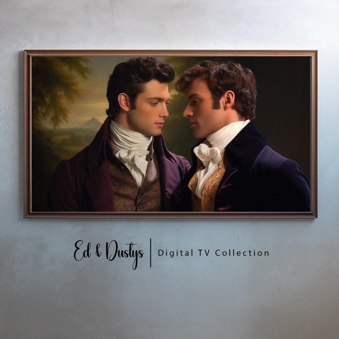 Samsung Frame Tv Abstract Art, Queer Art, Gay 1800s Painting, Neutral ...