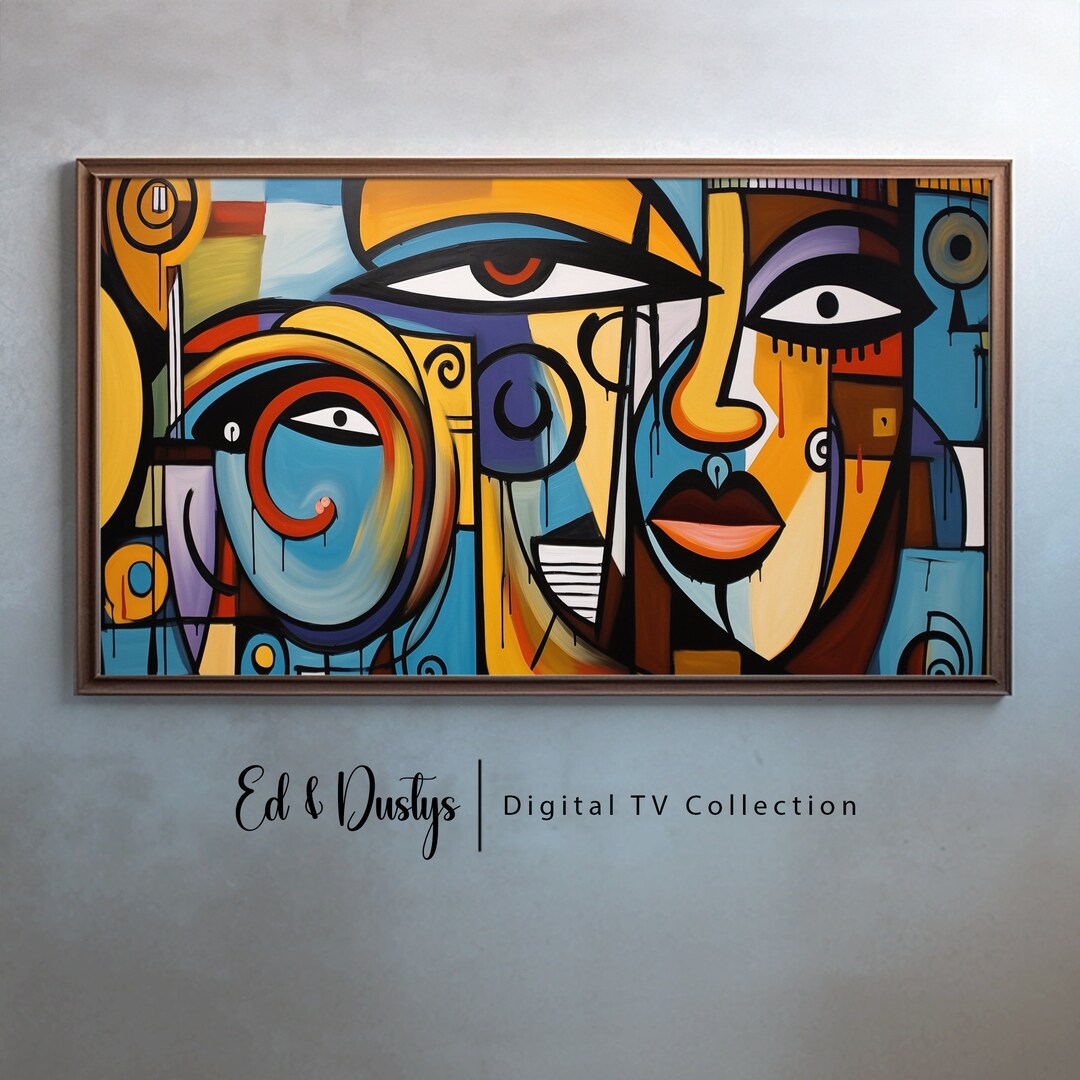 Samsung Frame TV Abstract Art | Modern Art | Vivid Colors | Colorful ...