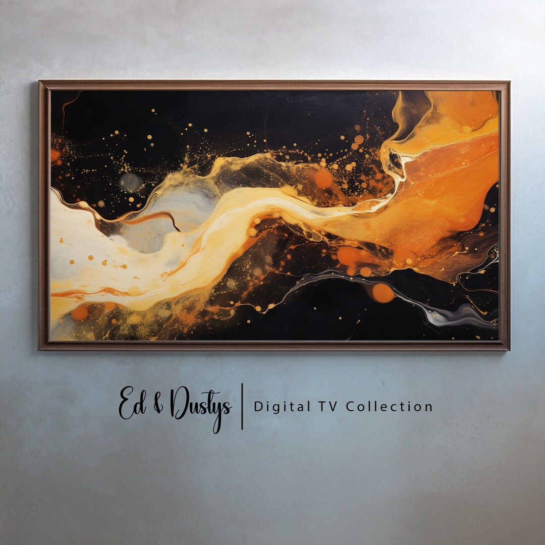 Samsung Frame TV Abstract Art | Modern Art | Vivid Colors | Boho ...