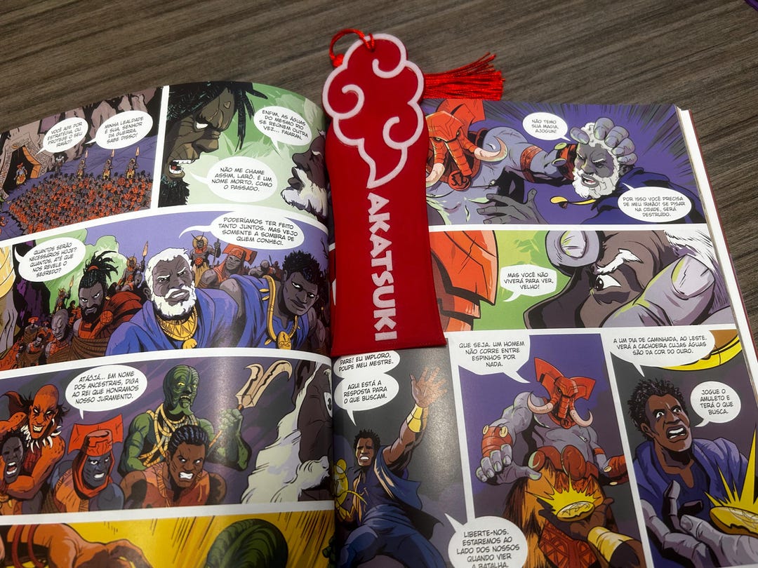 Akatsuki Bookmark | 3D Printed | Naruto Bookmark | Akatsuki | Book ...