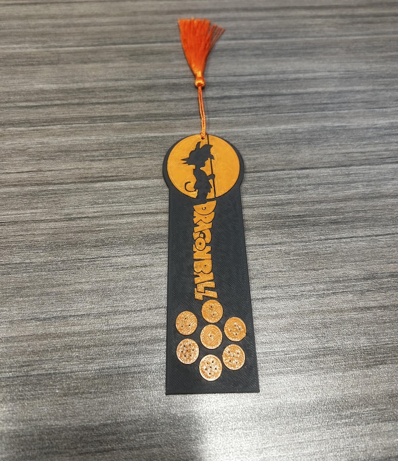 Dragon Ball Bookmark | 3D Printed | Goku Bookmark | Goku | Book ...