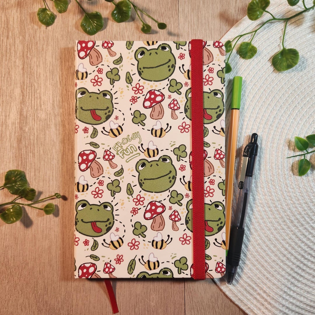 A5 Froggy Fun Sketchbooks | Cute Notebook, Diary, Stationary - Etsy