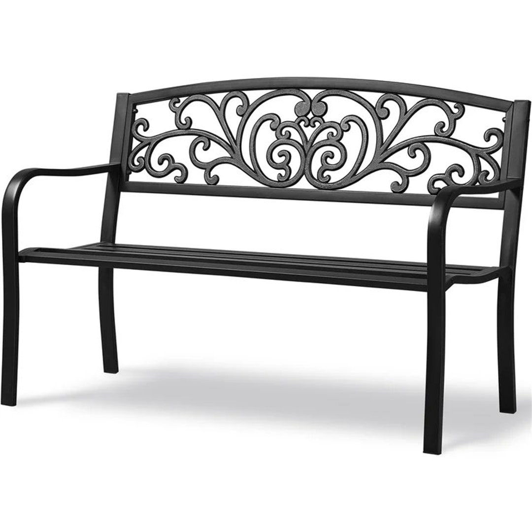 Jean Metal Outdoor Bench, Patio Chair, Outdoor Benches - Etsy