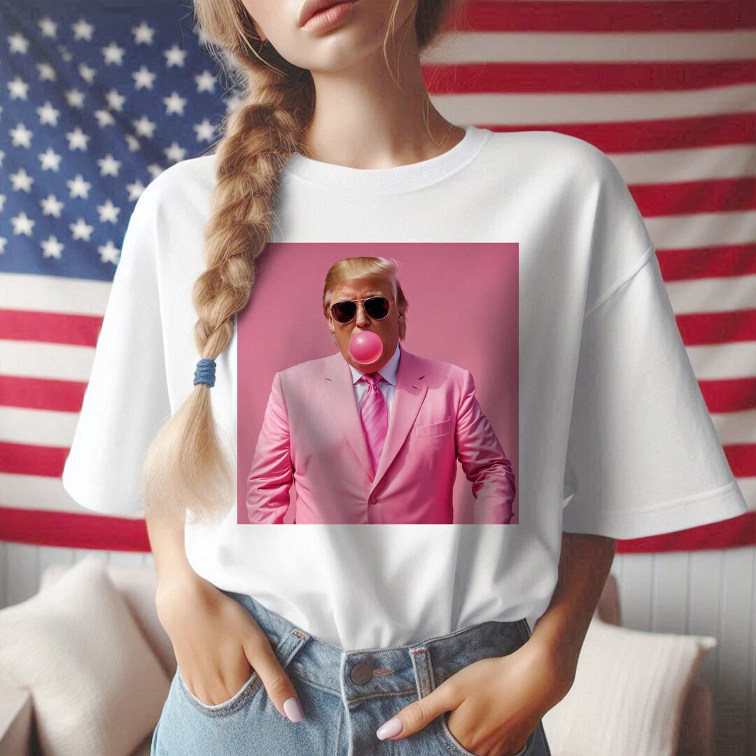 Pink Trump Png, Trump Png, Pink Bubble Gum Trump Png, Pink Sunglasses ...
